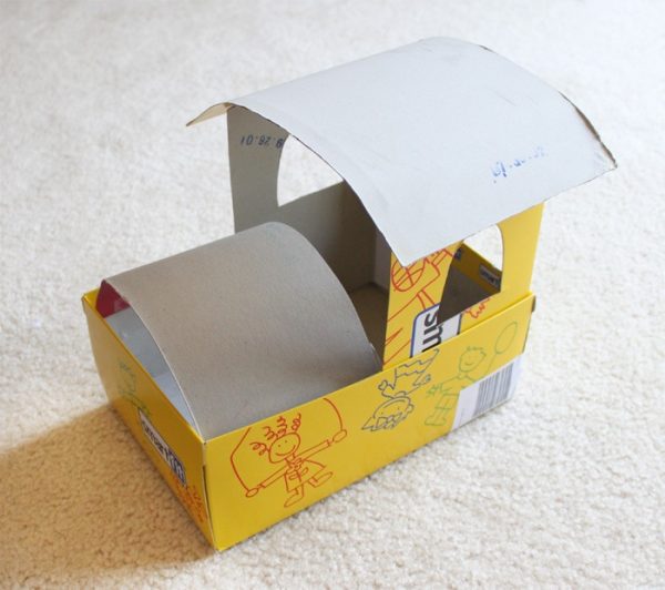Shoebox Train Craft for Kids - Cutesy Crafts