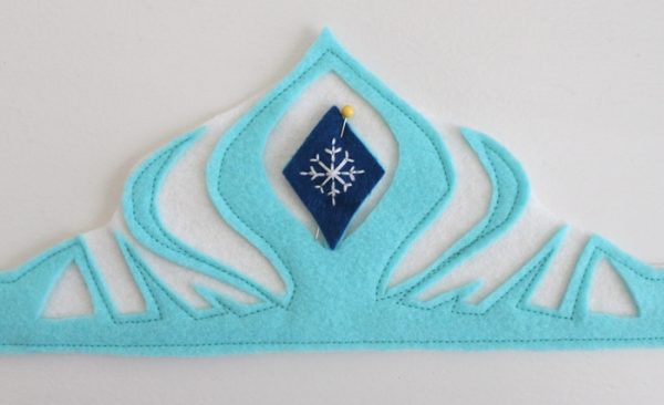 Felt Elsa Crown Template - Cutesy Crafts
