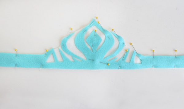 Felt Elsa Crown Template - Cutesy Crafts