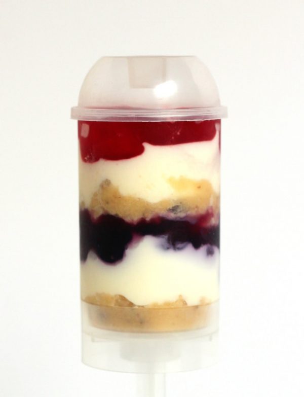 4th of July Dessert - Rocket Cheesecake Push Pops - Cutesy Crafts