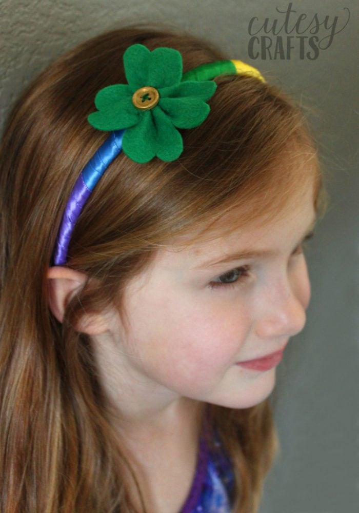 St. Patrick's Day Craft - Rainbow Headband - Cutesy Crafts
