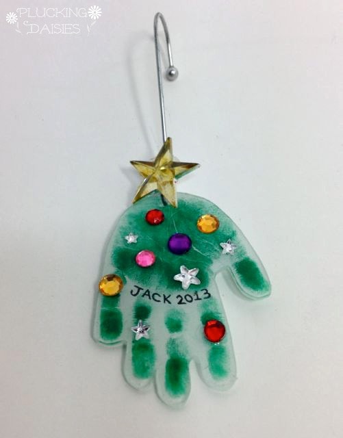 15 Fingerprint And Handprint Christmas Ornaments Cutesy Crafts
