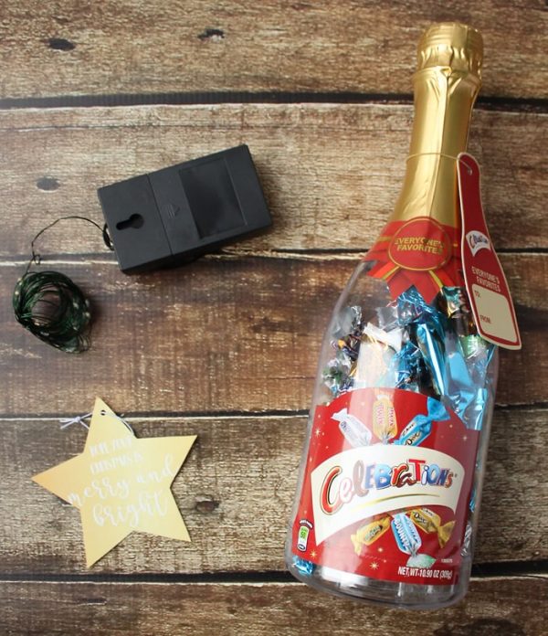 MARS® Celebrations® Bottles Neighbor Gift Idea - Cutesy Crafts