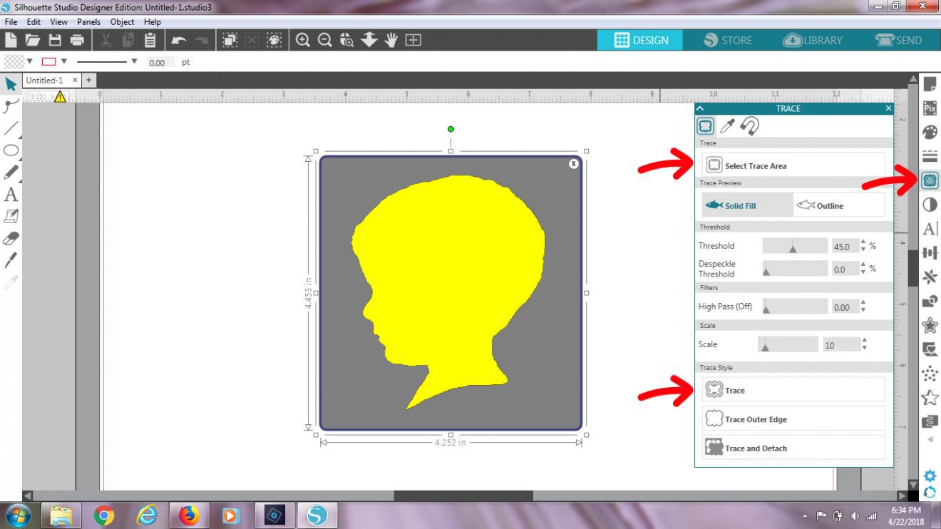 How to Turn a Photo into a Silhouette - Cutesy Crafts