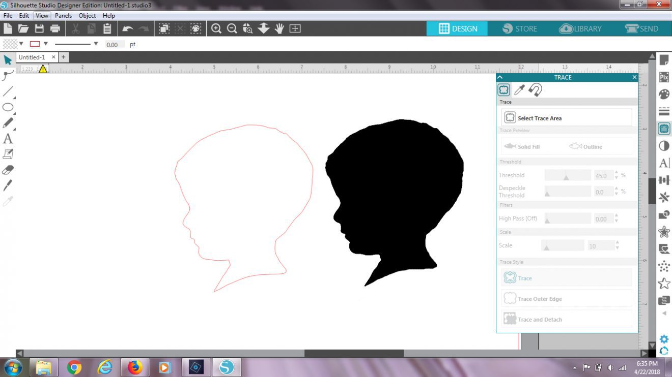 How to Turn a Photo into a Silhouette - Cutesy Crafts