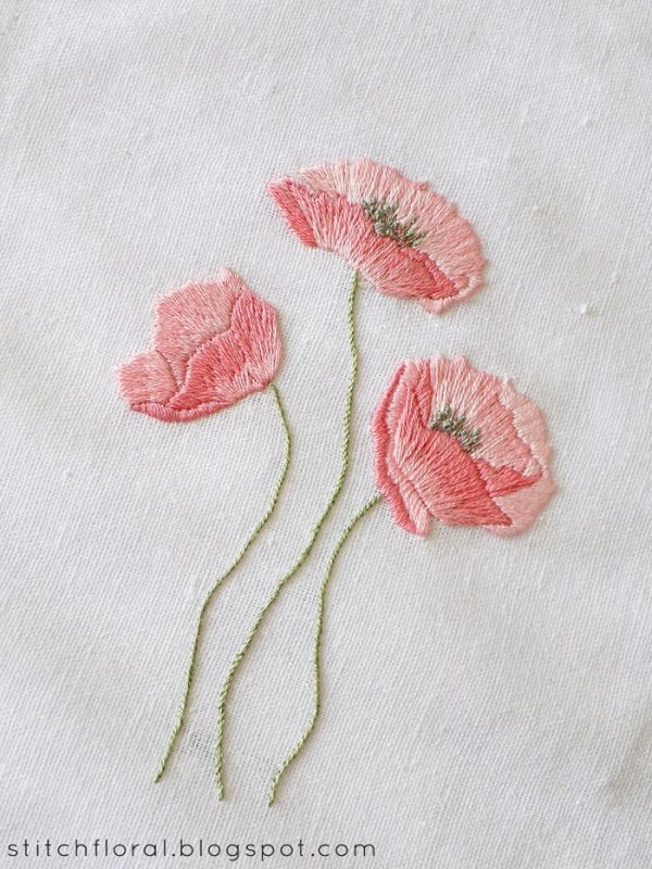 35+ Printable Flower Embroidery Patterns - Cutesy Crafts