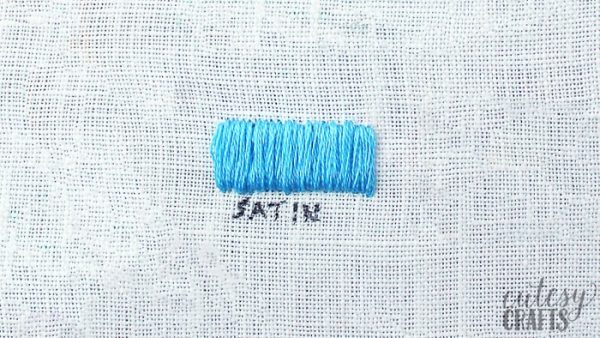How to do a Satin Stitch - Cutesy Crafts