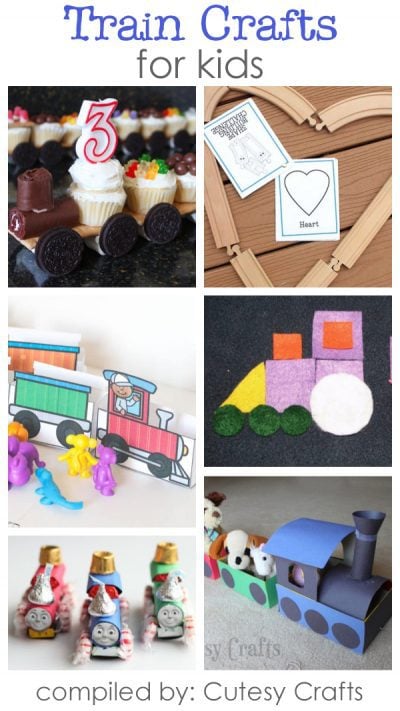 Fun Train Crafts for Preschoolers - Cutesy Crafts