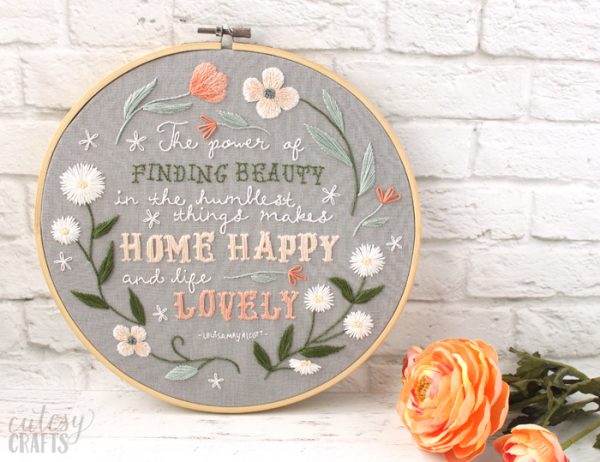 35+ Printable Flower Embroidery Patterns - Cutesy Crafts