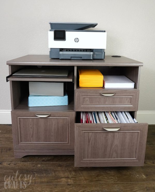 Easy Home Office and File Organization Ideas - Cutesy Crafts