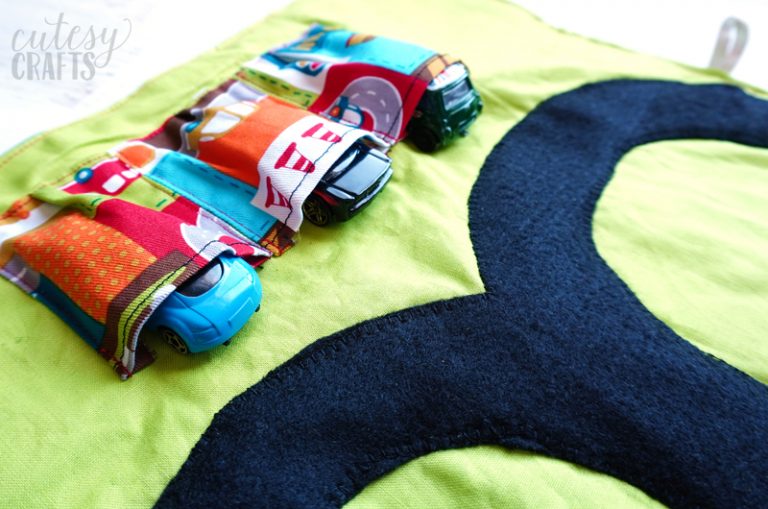 DIY Gift for Kids - Car Wallet Tutorial - Cutesy Crafts