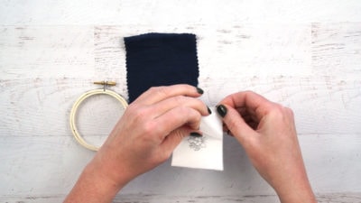 Transferring Embroidery Patterns to Dark Fabric - Cutesy Crafts
