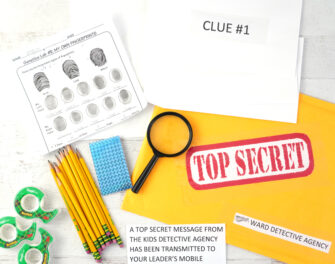 Detective Fingerprinting Kids Activity - Cutesy Crafts