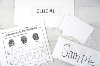 Detective Fingerprinting Kids Activity - Cutesy Crafts