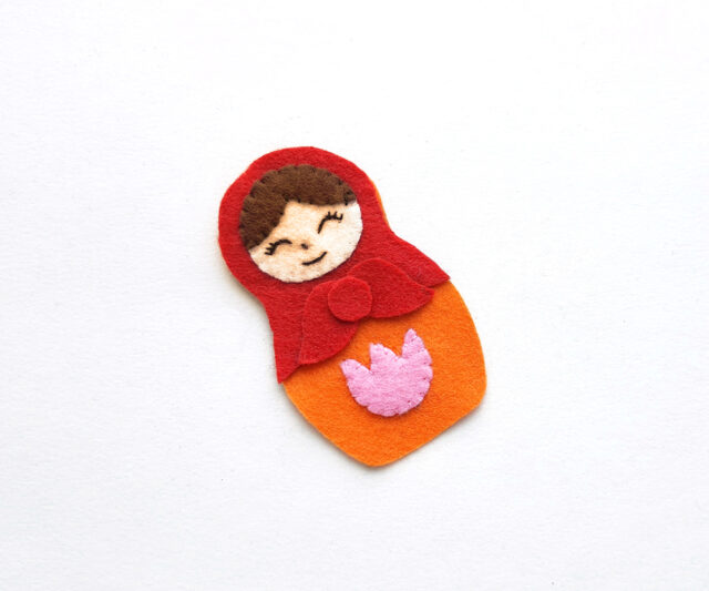 Unique Handmade Christmas Ornaments - Matryoshka Dolls - Cutesy Crafts