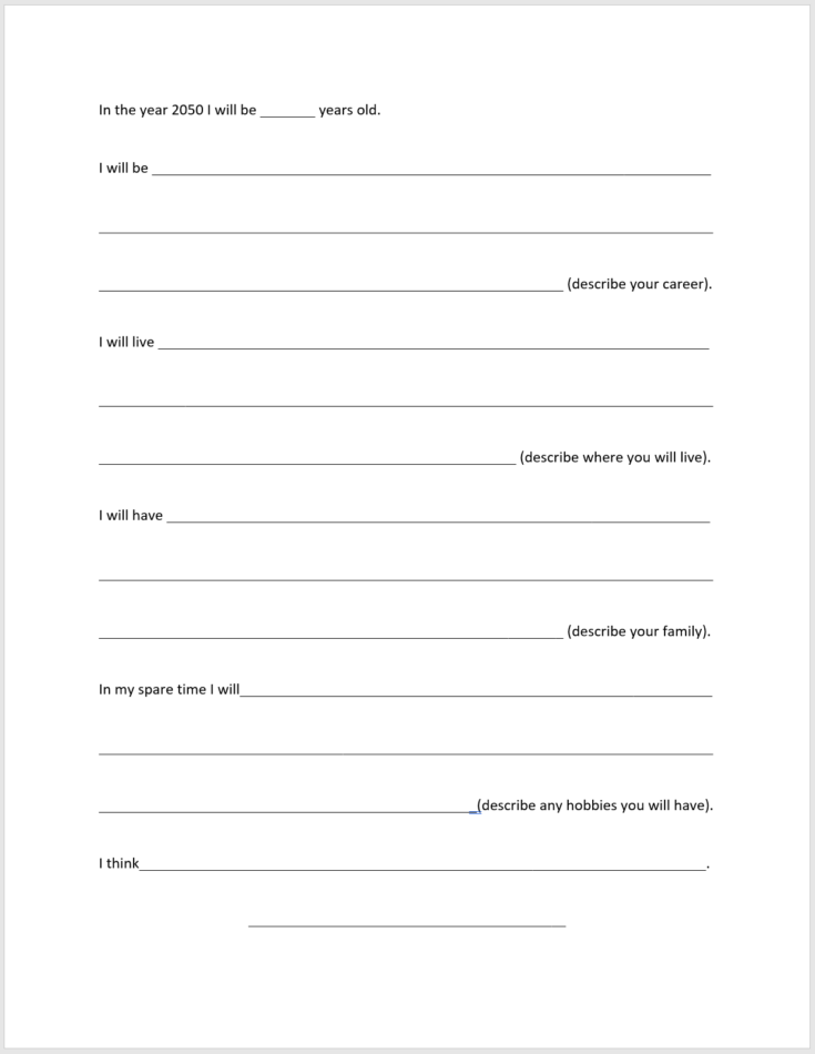 New Year Primary Activity - Cutesy Crafts