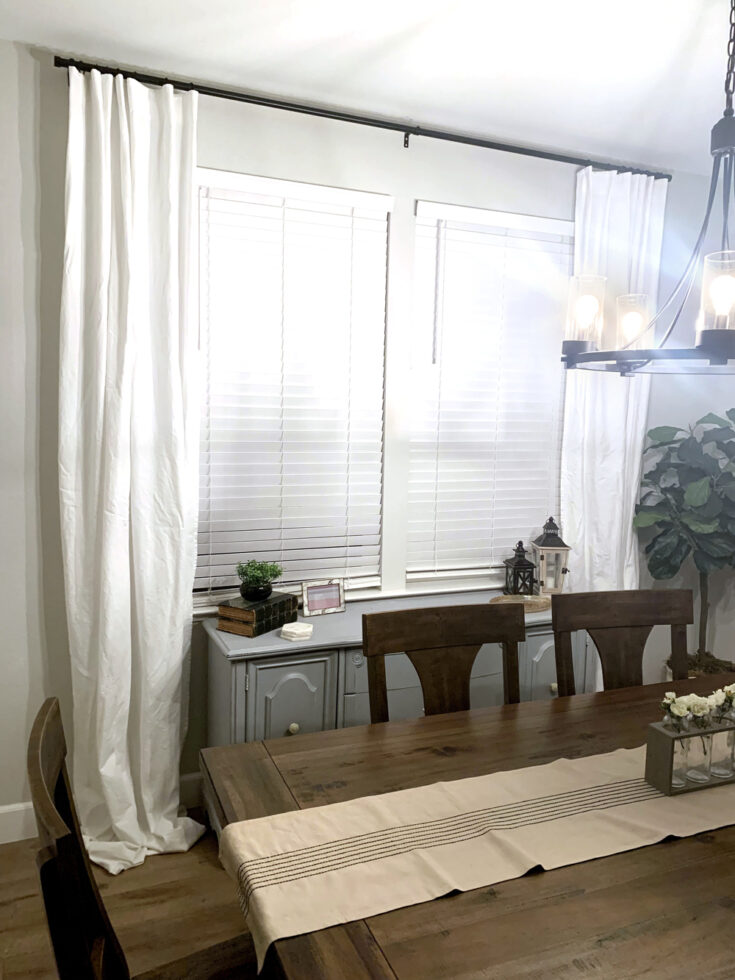 How to Hem Curtains without Sewing - Cutesy Crafts