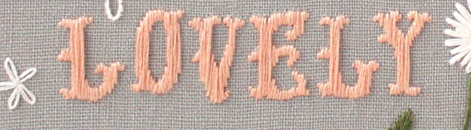 How to Embroider Letters by Hand - Cutesy Crafts