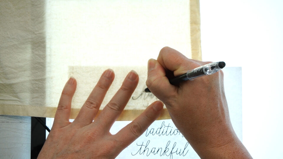 How to Embroider Letters by Hand - Cutesy Crafts